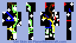color burst Minecraft Skin