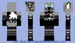 JoeThunderFox (Silver) Minecraft Skin