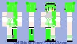 green Minecraft Skin