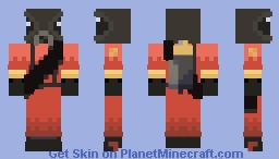 Pyro - RED Minecraft Skin