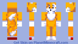 Miles "Tails" Prower - Sonic the hedgehog 3 and Knuckles Minecraft Skin