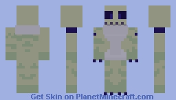 Green Lizard Furry Minecraft Skin