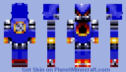 Metal sonic - Knuckles Chaotix Minecraft Skin