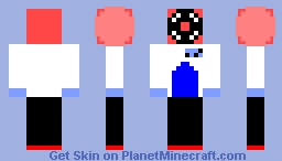Funtime phone guy Minecraft Skin