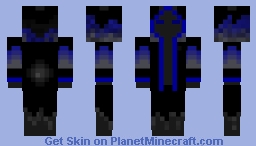 Blue ghost Minecraft Skin
