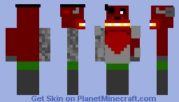 Phantom foxy + Minecraft Skin