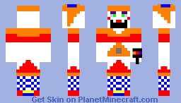 Circus baby + Minecraft Skin