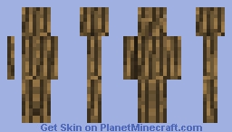 Oak log Minecraft Skin