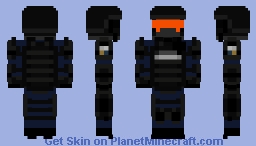 Blue Swat Suit Minecraft Skin