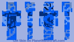 Water elemental steve Minecraft Skin