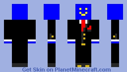 Suit man Minecraft Skin