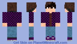 Damien Flan Jacket Minecraft Skin