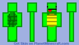 goofy turtle Minecraft Skin