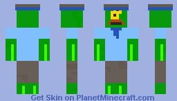 Spongebob squarepants Minecraft Skin