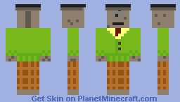 Spongebob squarepants Minecraft Skin