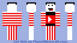 YT playbutton skin v1.4 Minecraft Skin