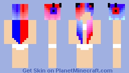 Bikini Sirenetta (Eyeless Variant For Animations) Minecraft Skin