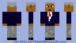 Barack Obama Minecraft Skin