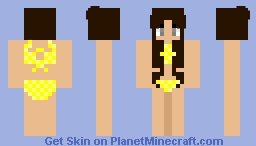 girl in Bikini Minecraft Skin
