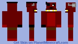 Phantom unwithered foxy Minecraft Skin