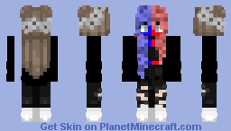 Blue%red Minecraft Skin