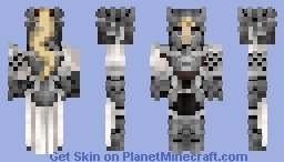 Knight girl Minecraft Skin