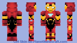 Iron Man Model 56 Minecraft Skin