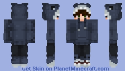 shark costume boy Minecraft Skin