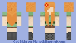 Alex (Eyeless Variant For Animations) Minecraft Skin