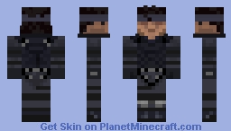 Solid Snake MGS1 Minecraft Skin