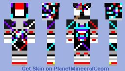 Super hyper dark menace sonic Minecraft Skin