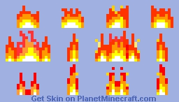 Fire Skin Minecraft Skin