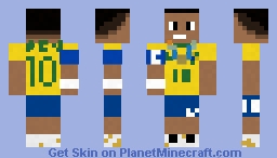 Neymar (Olympic 2016) Minecraft Skin