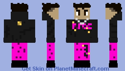 reel Julio Pink Minecraft Skin