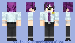 NijisanjiEn Doppio Dropscythe Saito-san NijiEnchanted 2025 Minecraft Skin