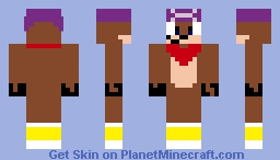 Branch the bear Minecraft Skin