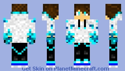 Ice Boy Minecraft Skin