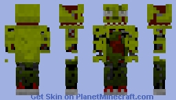 100% accurate springtrap (java) Minecraft Skin