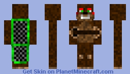 the Christmas happy frog Minecraft Skin