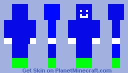 Blue Dude Minecraft Skin
