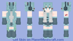 Hatsune Miku Minecraft Skin