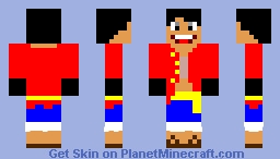 Luffy Java Minecraft Skins | Planet Minecraft Community