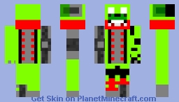 ignited springtrap Minecraft Skin