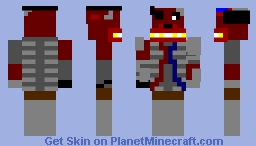 ignited phantom foxy Minecraft Skin