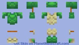 turtle armour Minecraft Skin