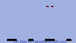 partly invis bed Minecraft Mob Skin