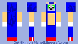 talking tom with Sonic Suit Minecraft Skin