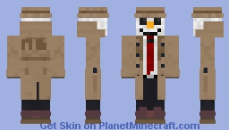 Snowman Detective Minecraft Skin