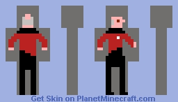 Jean Luc Picard (Flat) Minecraft Skin