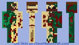 Half Infected (Max) Minecraft Skin